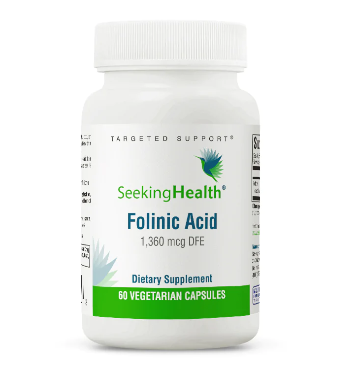 Folinic Acid 800 mcg (60 caps) - Vitamins - New Beginnings Nutritionals