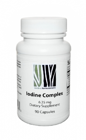 Iodine Complex 6.25 mg (90 capsules) - Minerals - New Beginnings ...