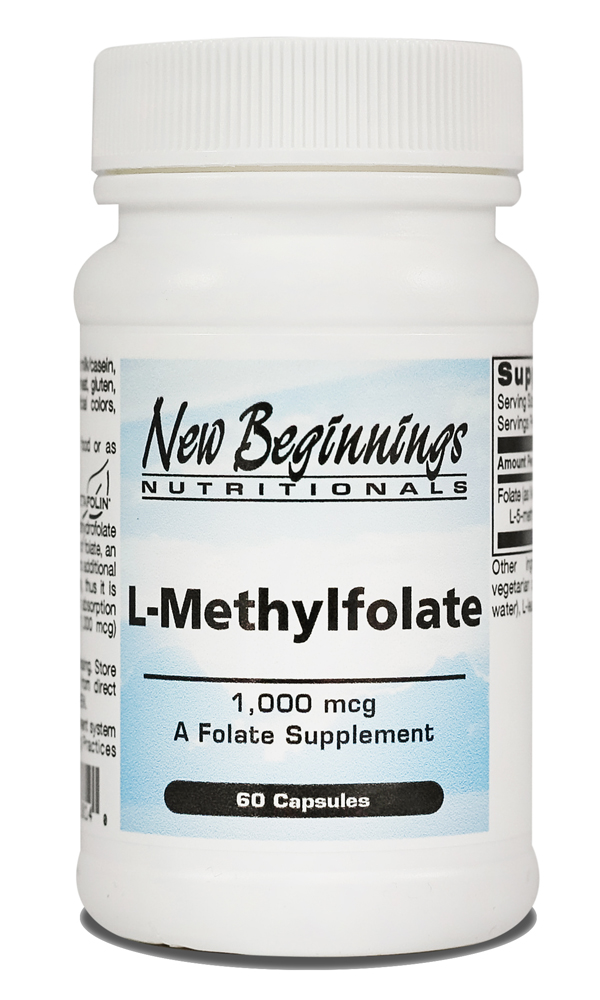 L-MethylFolate (60 caps) - Vitamins - New Beginnings Nutritionals