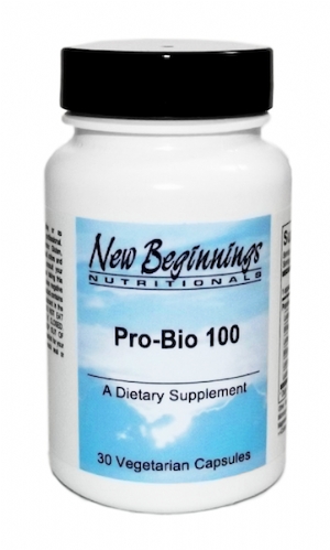 Pro-Bio 100 (30 caps) - Probiotics - New Beginnings Nutritionals
